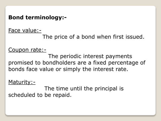 Bonds | PPTX