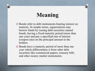 TYPES OF BONDS | PPTX