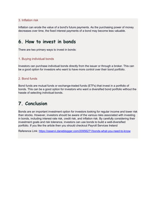 Bonds.pdf | Stocks and Bonds | Personal Investing