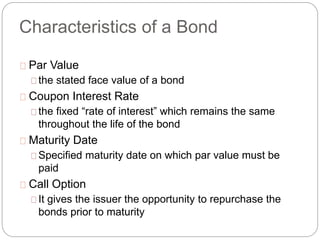 Bonds presantation | PPT
