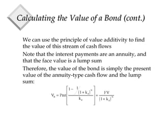 Bond Stock Valuation Fm | PPT