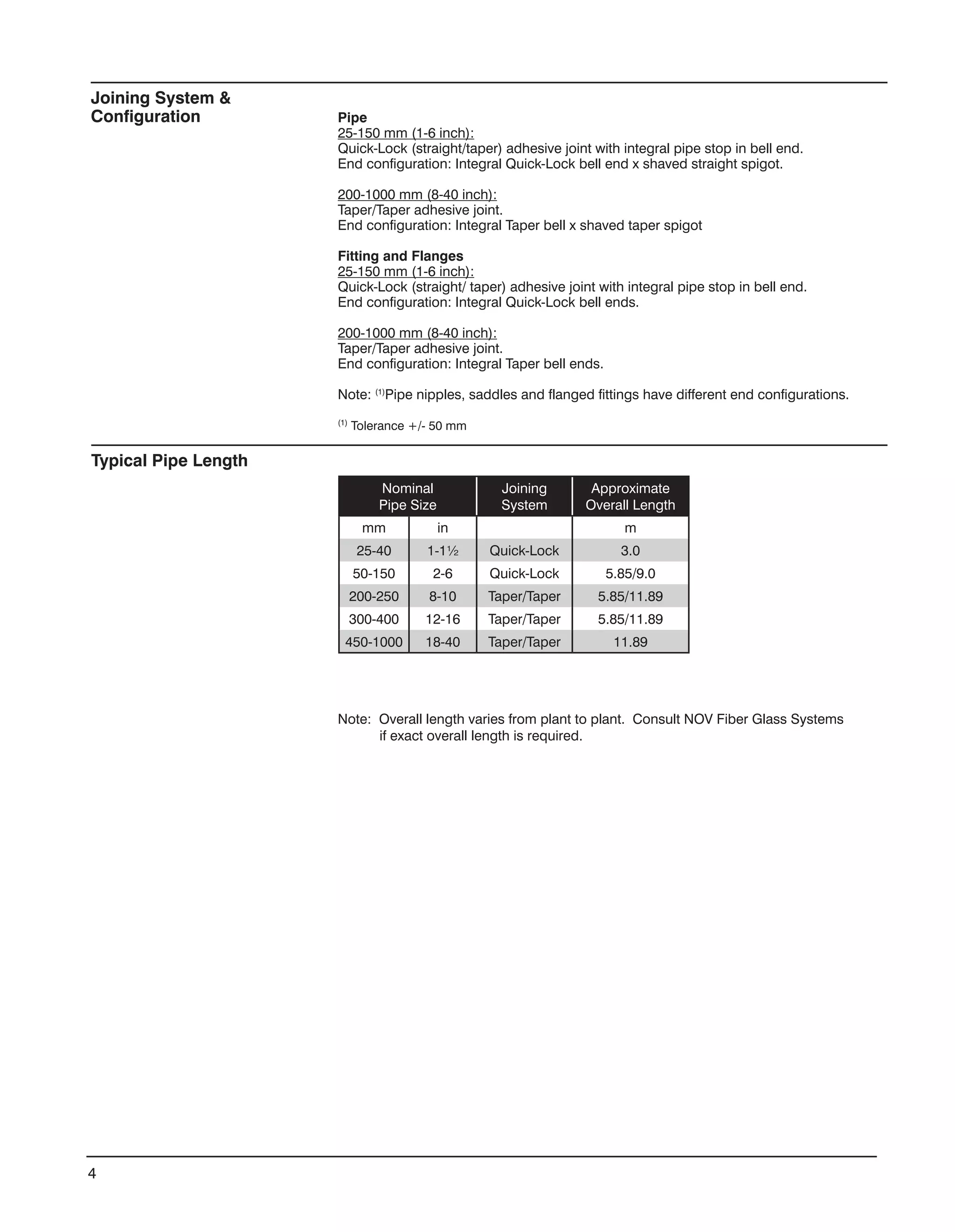 Bondstrand serie 2000 m-7000m product data | PDF