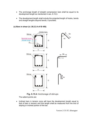 Bond strength and developement length | PDF