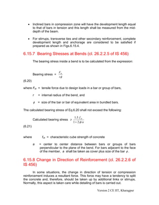 Bond strength and developement length | PDF