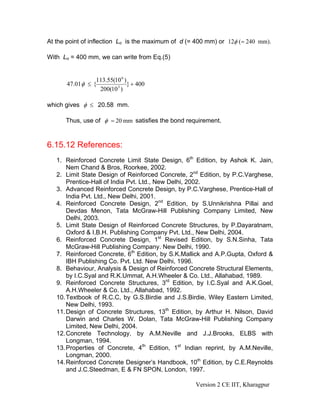 Bond strength and developement length | PDF