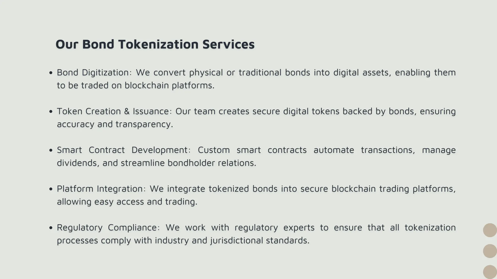Bond Tokenization Services complete guide | PDF