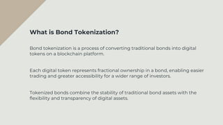 Bond Tokenization Services complete guide | PDF