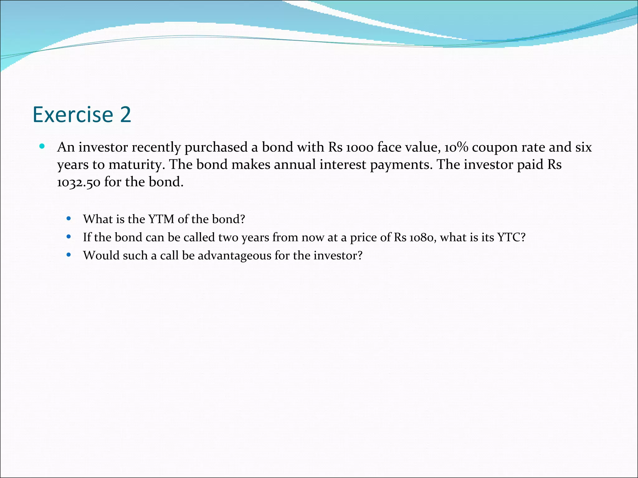 Bond valuation | PPT