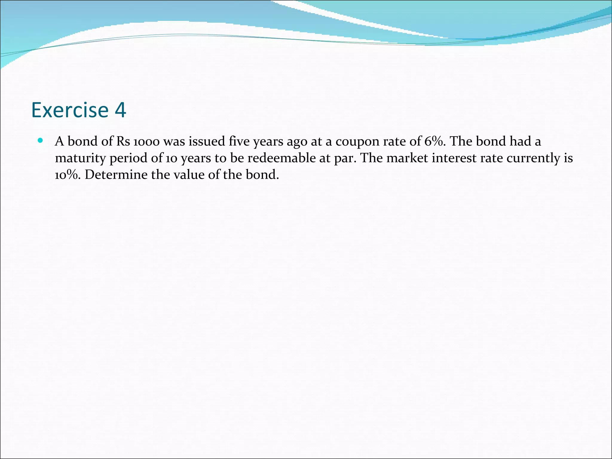 Bond valuation | PPT