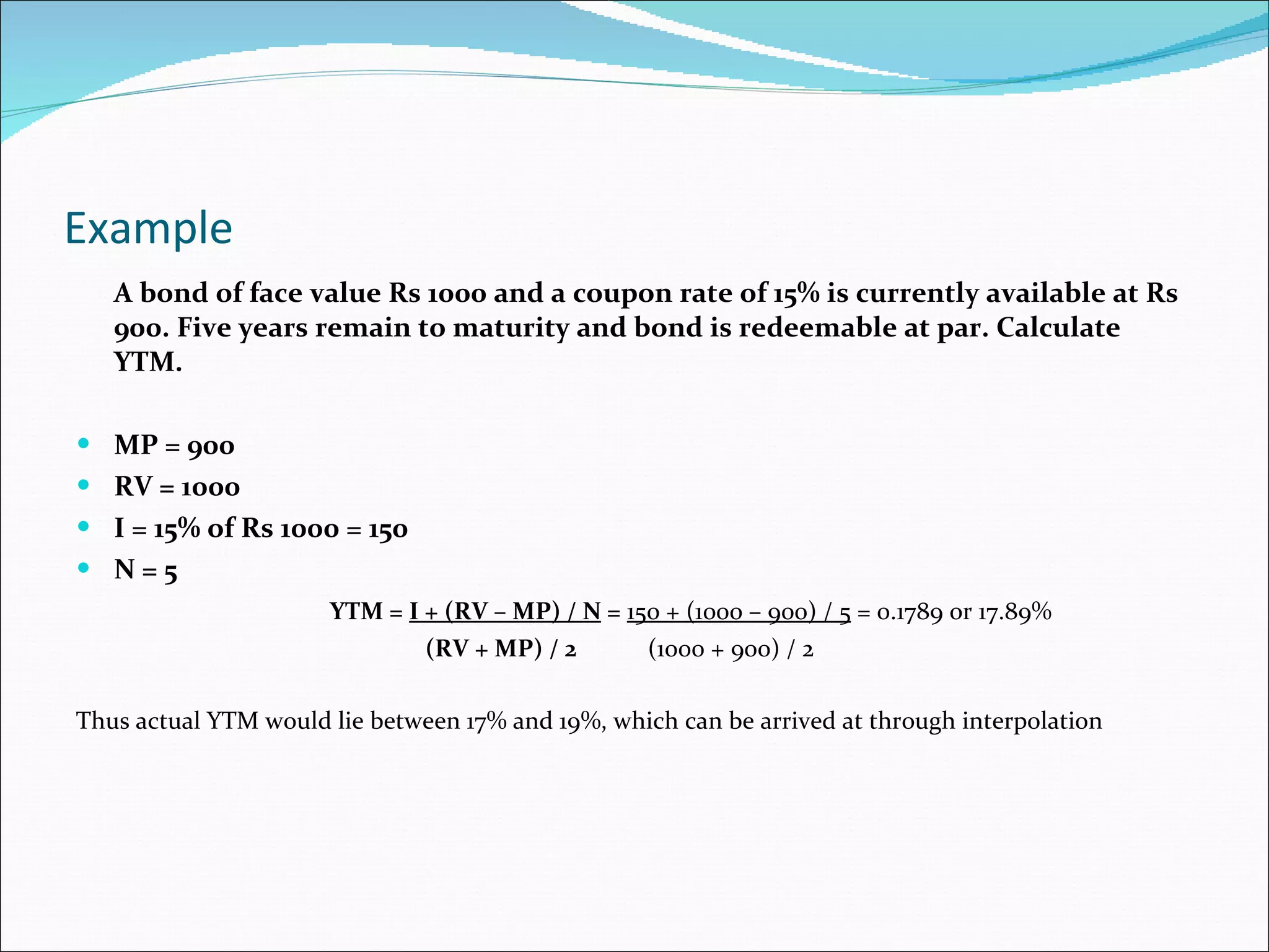 Bond valuation | PPT