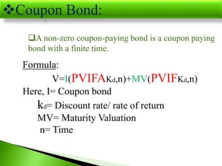 Bond valuation | PPT