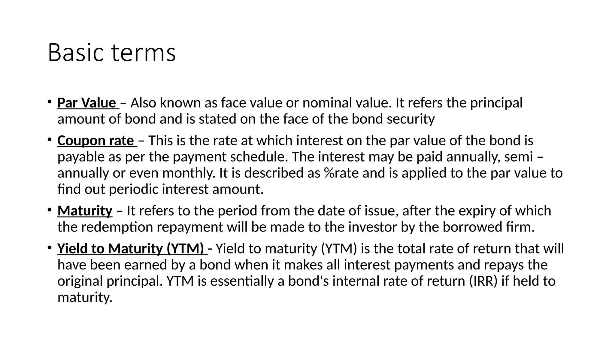 Bond Valuation , Meaning, Features .pptx