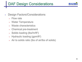 John Dunford - Bond Water Technologies - Dissolved Air Flotation (DAF ...