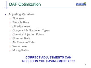 John Dunford - Bond Water Technologies - Dissolved Air Flotation (DAF ...