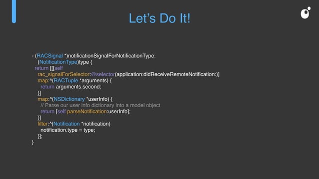 ReactiveCocoa in Practice | PPT