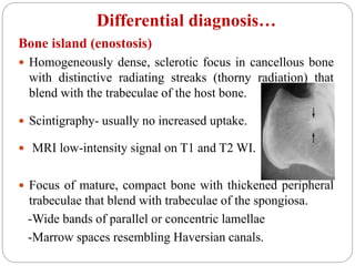Bone forming tumors rabins | PPTX