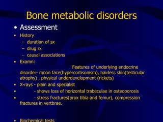 Bone Metabolism Ortho New | PPT
