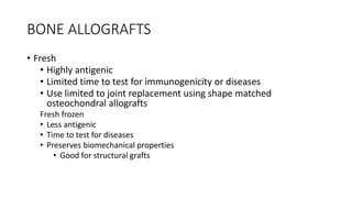 BONE GRAFTING AND SUBSTITUTES | PPTX