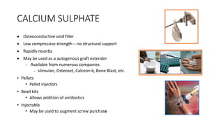 BONE GRAFTING AND SUBSTITUTES | PPTX