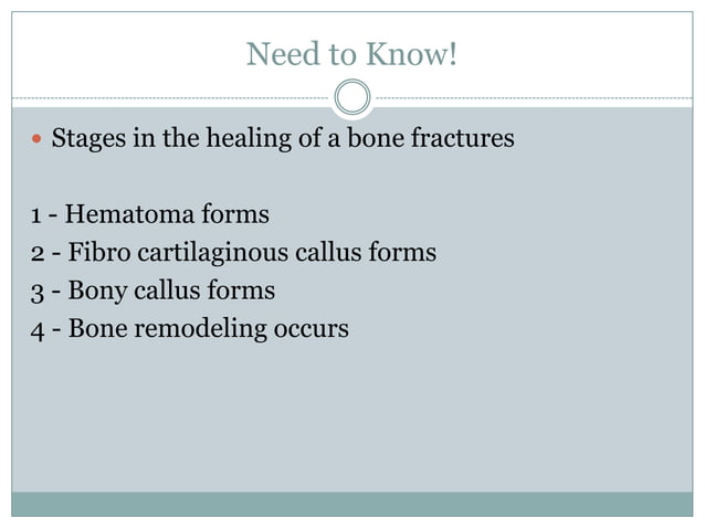 Bone Fractures | PPT