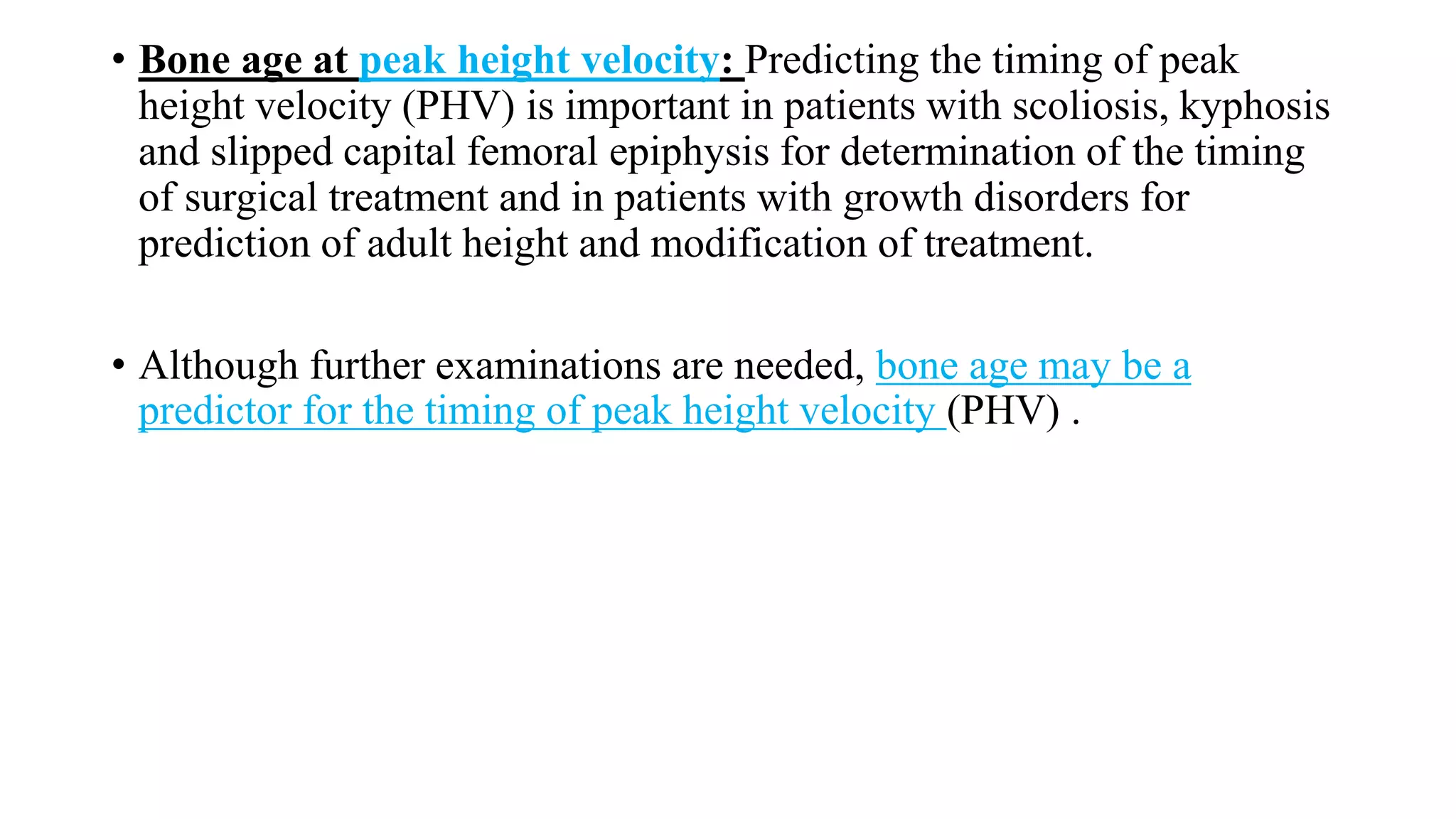 Bone age assessent | PPTX