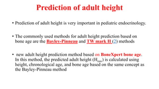 Bone age assessent | PPTX