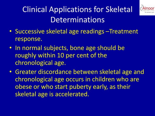 Bone age assessment | PPTX | Menopause | Endocrine and Metabolic Diseases