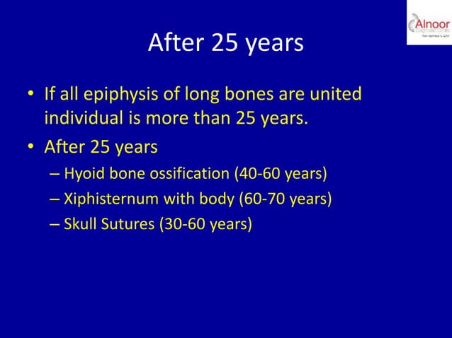 Bone age assessment