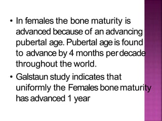 Bone age assessment dr ankita | PPTX