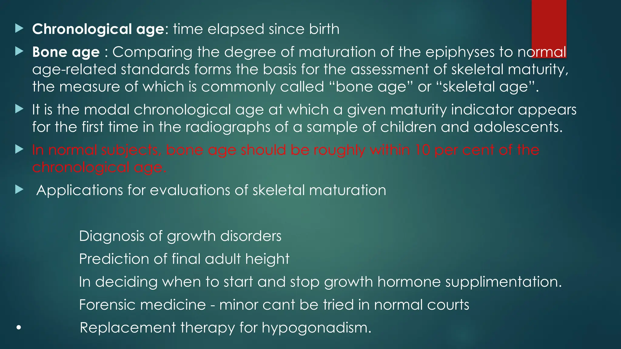 Bone age determination by assessment of skeletal maturity.pptx