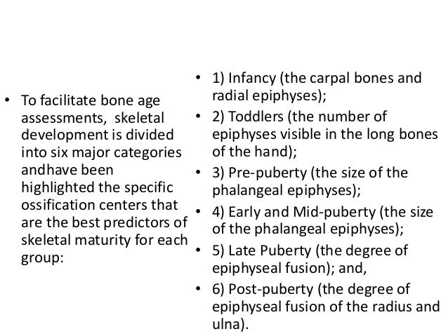 Bone age estimation