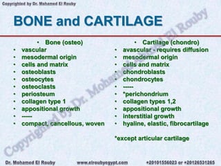Bone and cartilage healing | PPTX
