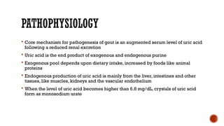 Gout and osteomyelitis spondylosis pathology | PPTX