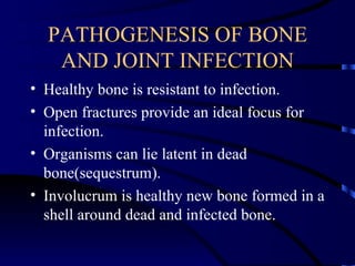 Bone and joint infection. Syed alam Zeb | PPT | Bone and Joint Conditions | Diseases and Conditions