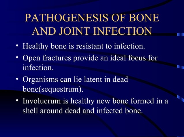 Bone and joint infection. Syed alam Zeb | PPT | Bone and Joint ...