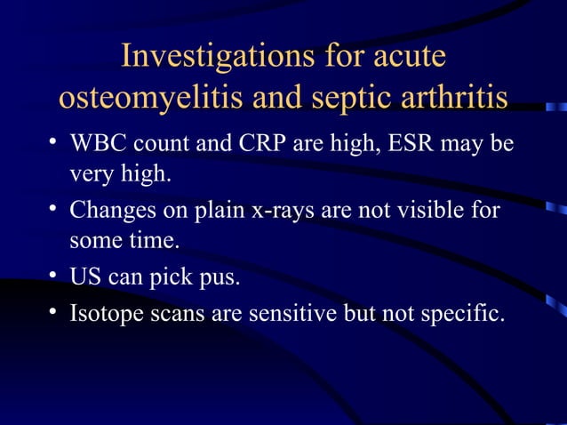Bone and joint infection. Syed alam Zeb | PPT | Bone and Joint Conditions | Diseases and Conditions