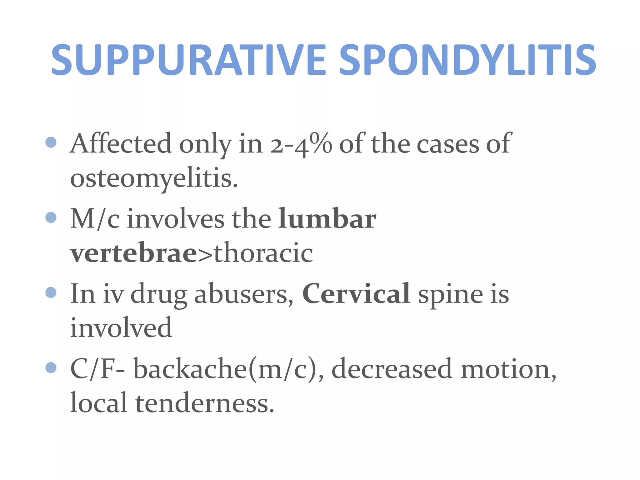 Bone and joint infections | PPTX