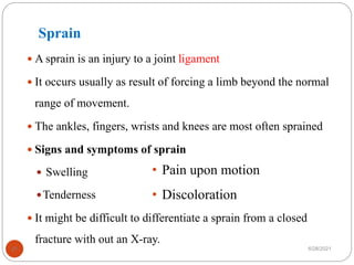 Bone and joint injuries.pptx for pharmacy | PPTX