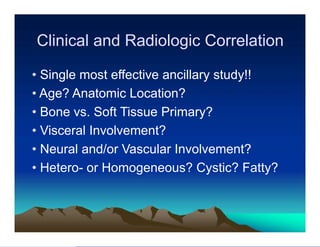 Bone and soft tissue pathology | PPTX
