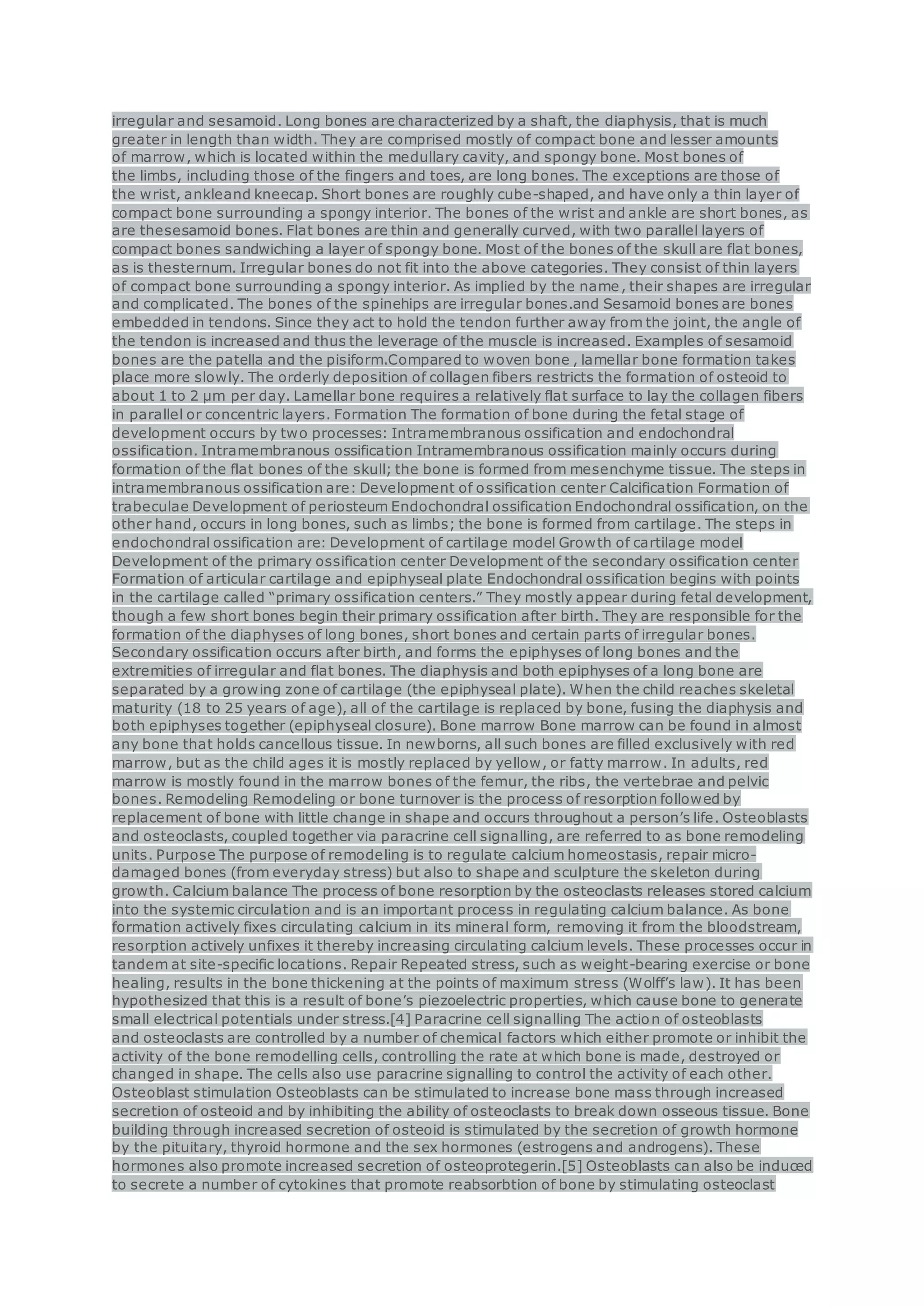 Bone ash project | DOCX