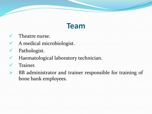 BONE BANK.pptx | Bone and Joint Conditions | Diseases and Conditions