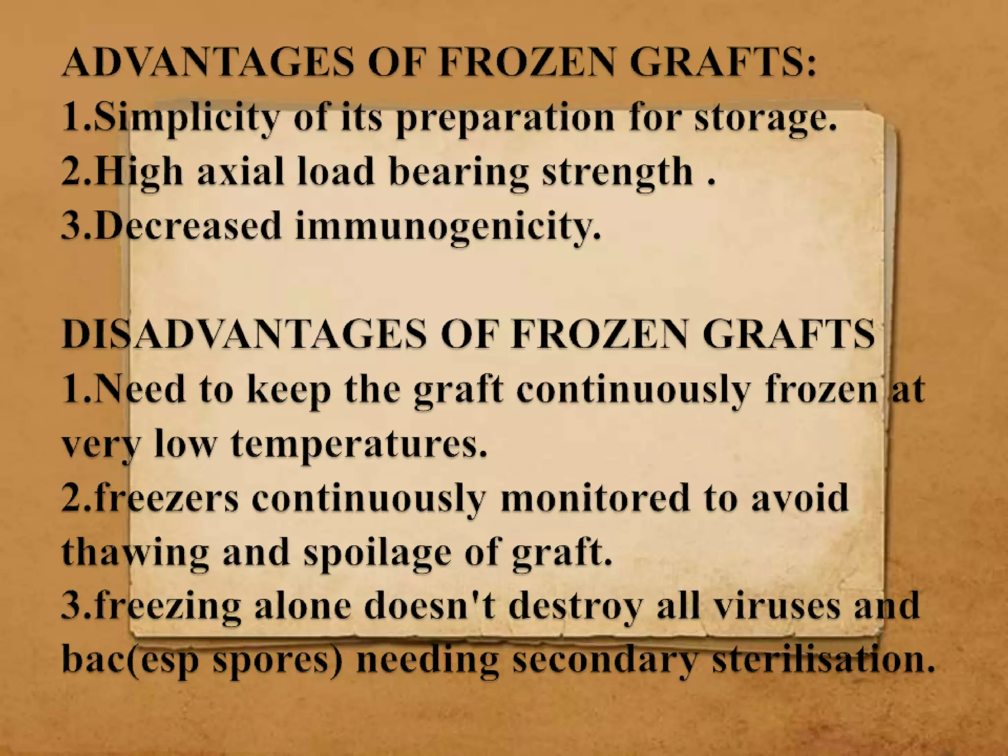 Bone bank presentation | PPTX