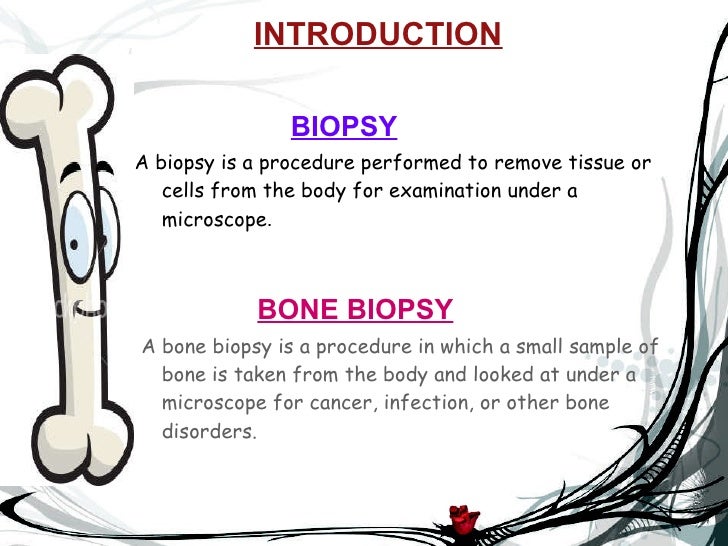 Bone Biopsy And Its Decalcification