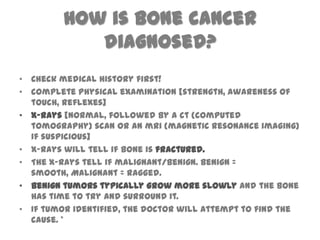 Bone cancer | PPTX