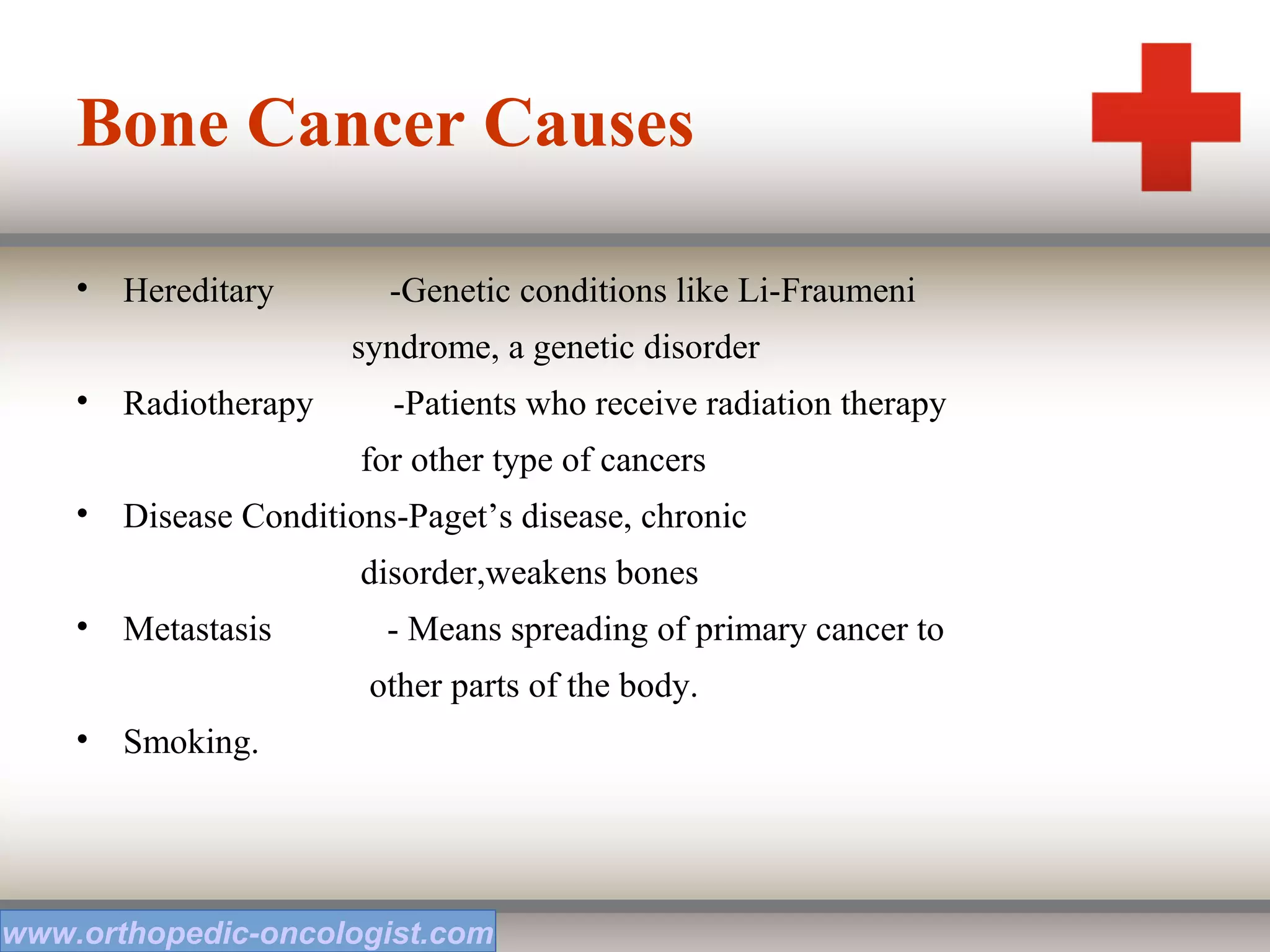 Bone cancer ppt | PPT