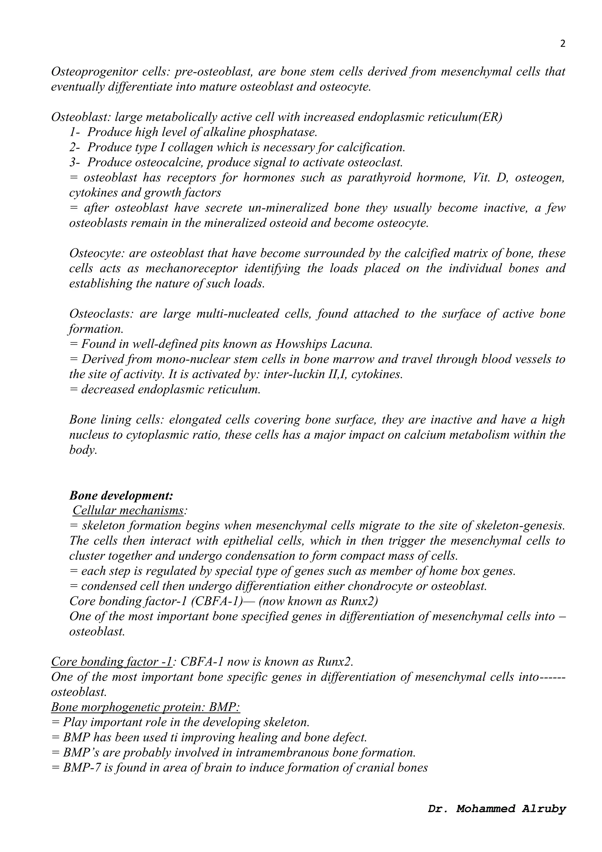 bone cells and their origin.docx