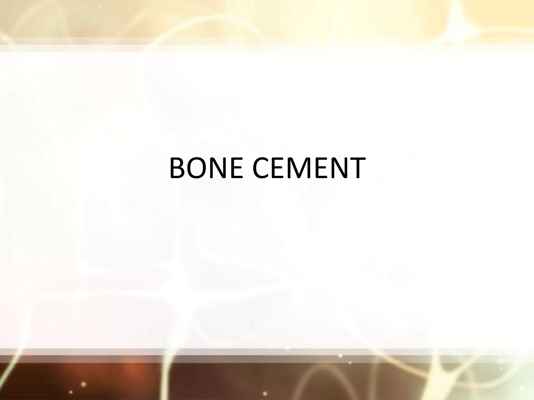 Bone cement.pptx 2 its science and cementing technique and safe ...