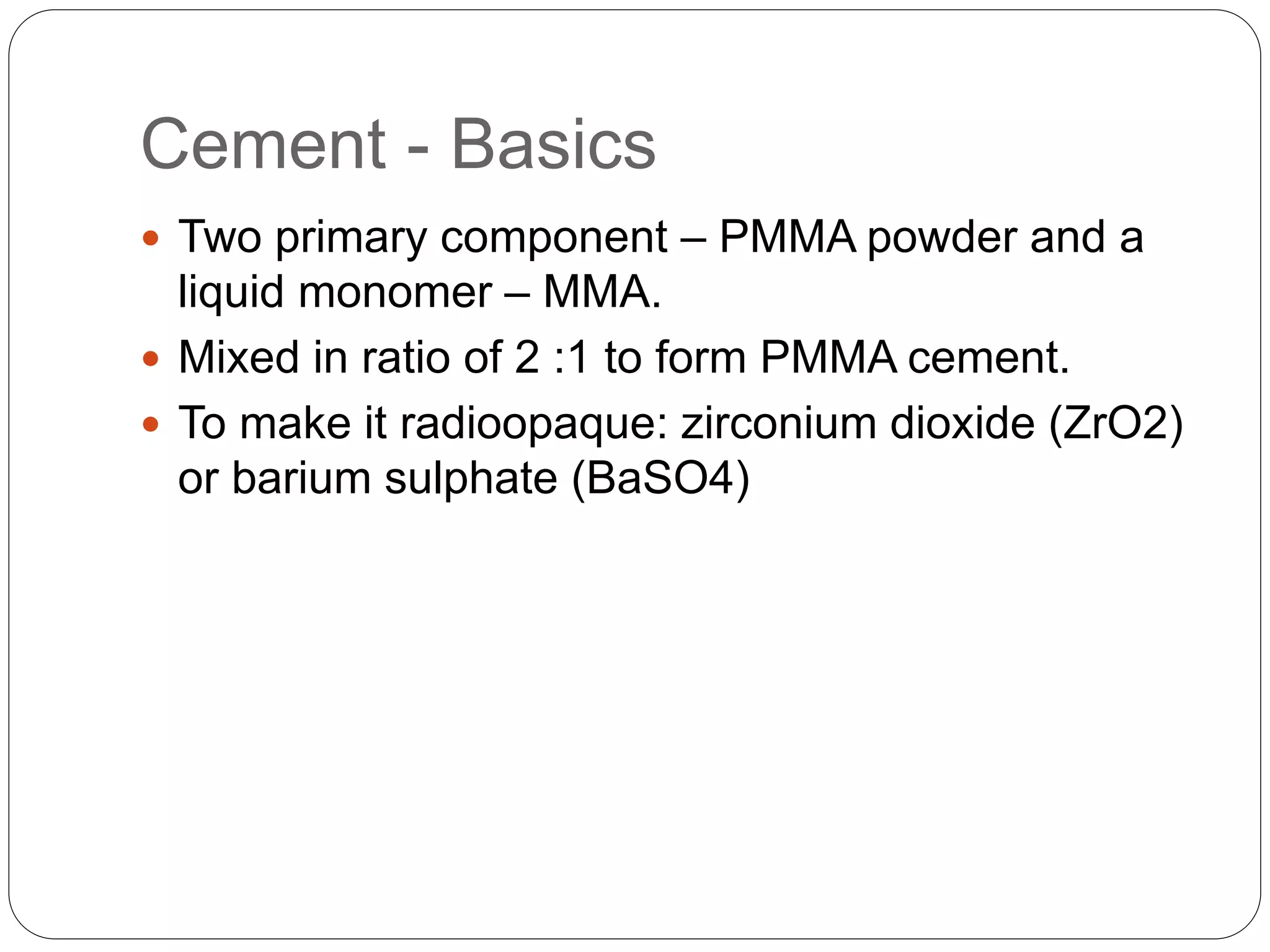 Bonecement CR teaching | PPTX