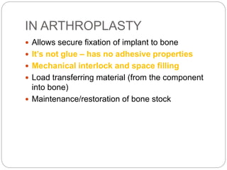 Bonecement CR teaching | PPT