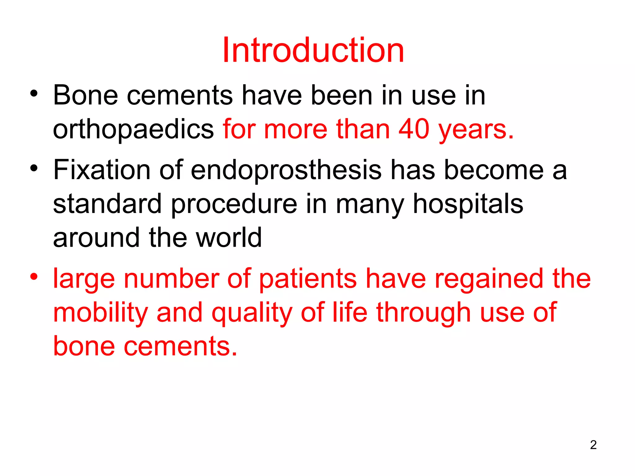 Bone cement | PPT